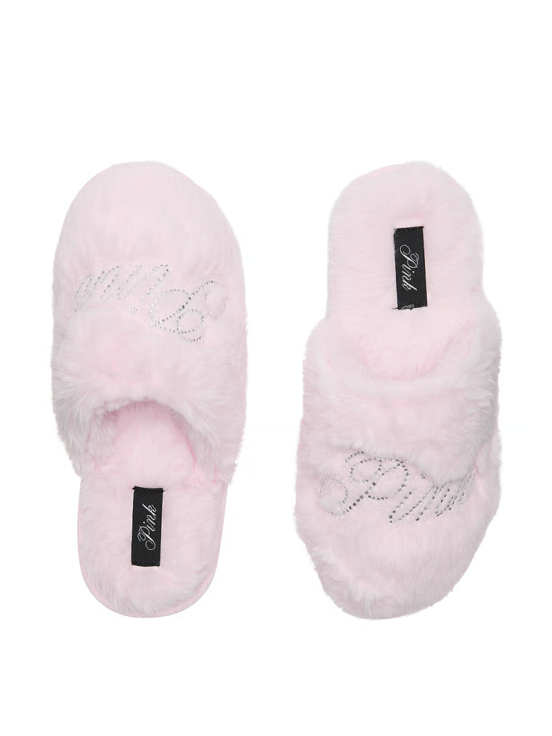 Домашні тапочки Faux-Fur Closed-Toe Slippers Tulip Bling Logo УТП013561 ...